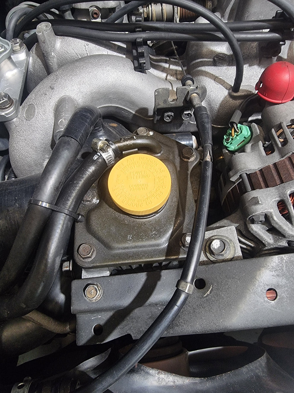 Subaru Impreza 97-00 GC8 GF8 GM8 WRX STI Lid Power Steering Reservoir ...