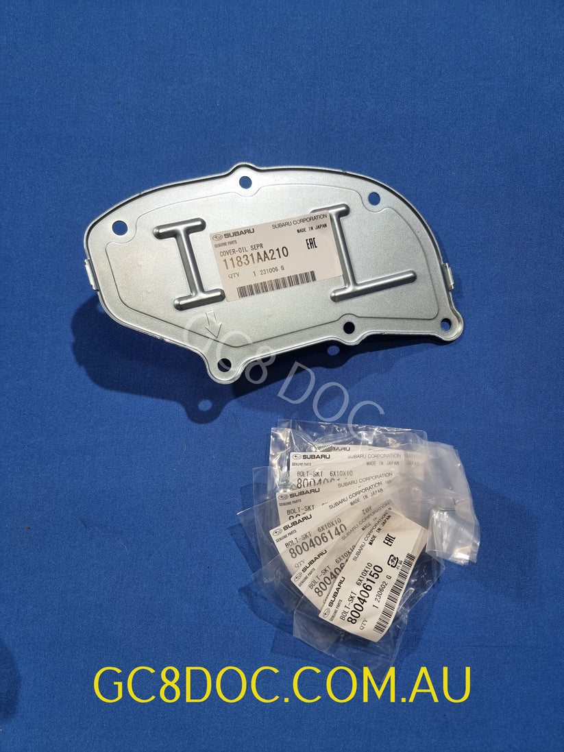 Subaru Impreza 92-14 GC8 GF8 GM8 GD WRX STI Cover Oil Separator + Bolt ...