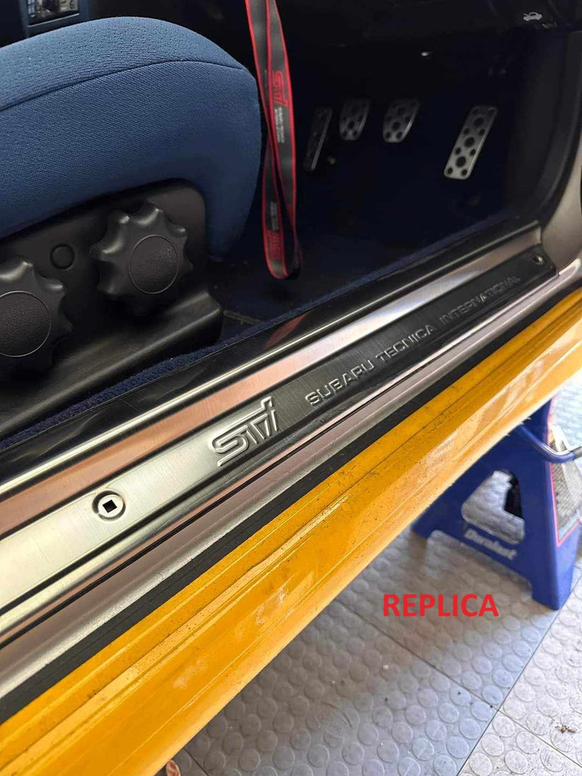 Sill Covers For Subaru Impreza 97-00 GM8 STI 22B OEM P/N STS075580000 ...