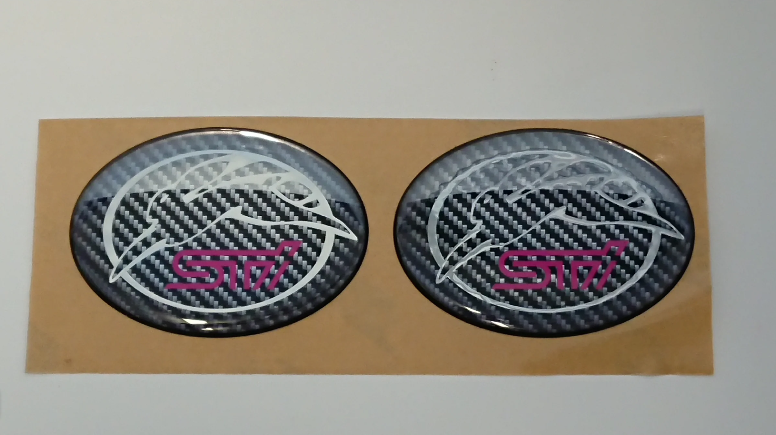 Subaru Rabbit/Hare STI Quarter Panel Domed Badges - Pair – GC8 DOC