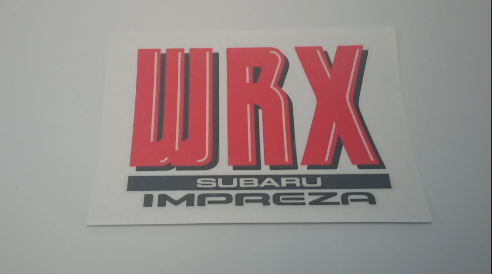 WRX GC8/GF8 Wagon and Sedan Tailgate Stickers V2 "Bubble" Versions ...