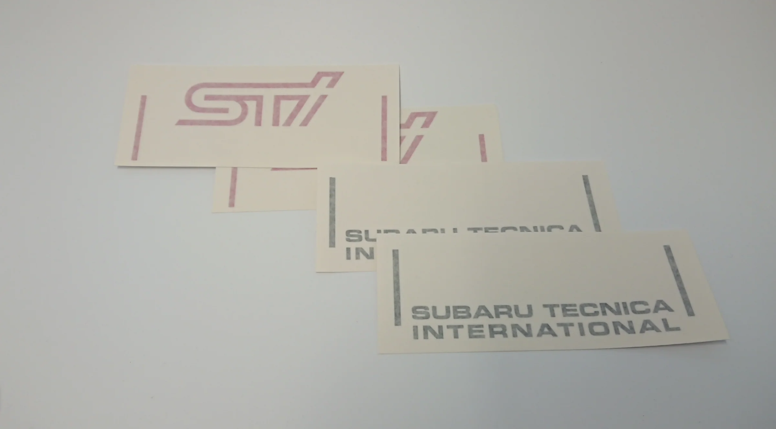 Subaru GC8/GF8 Gen 1 STI Fog Light Decals (pair) – GC8 DOC