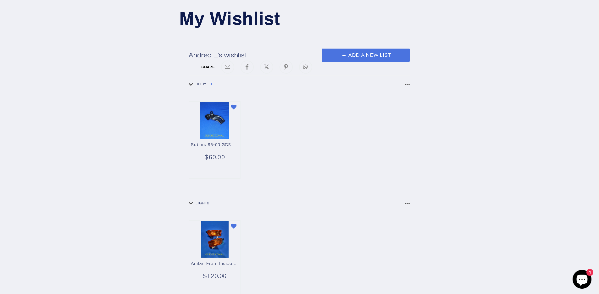 GC8 DOC Genuine & Aftermarket Parts