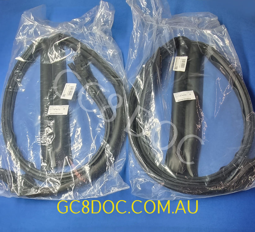 Subaru Impreza GC8/GF8 92-00 Windows Seals Front/Rear LH+RH 62710FA010 ...